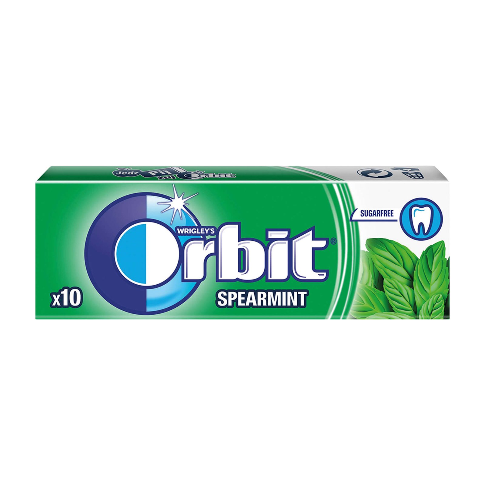 ORBIT SPEARMINT 30x14G - FoodArt UK